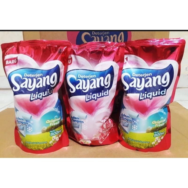 Jual Detergen Sayang Liquid 750ml | Shopee Indonesia