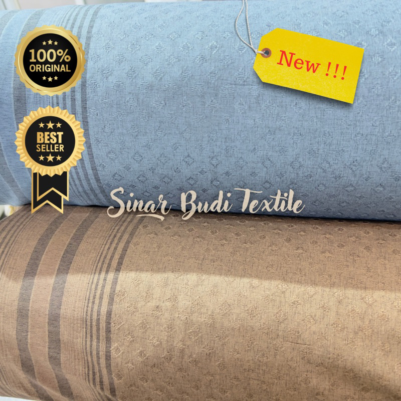Jual [Exclusive] Kain Koko Katun Dobby Sulam Motif Wajik || Swiss Dobby ...