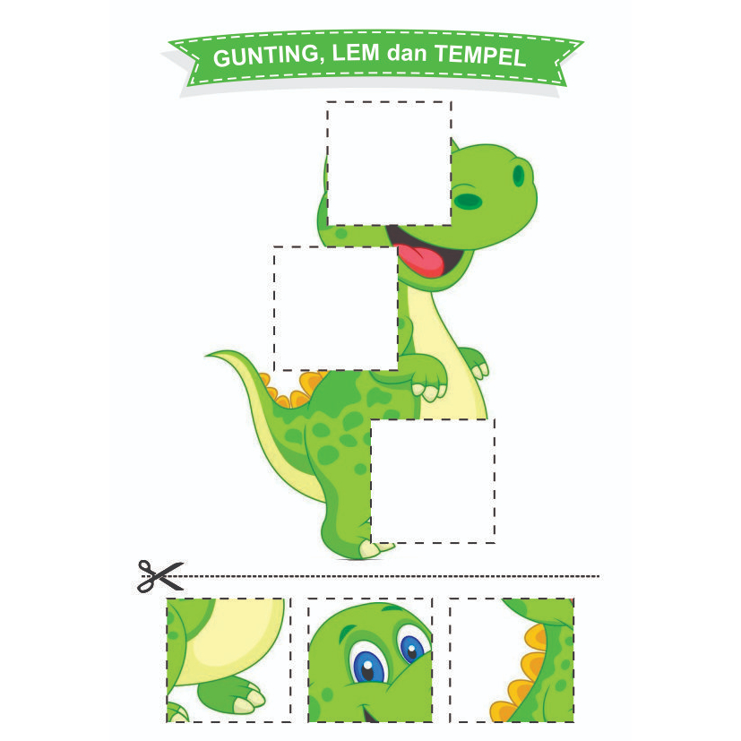 Jual Lembar Aktivitas Anak Gunting Lem dan Tempel - Lembar Belajar anak ...