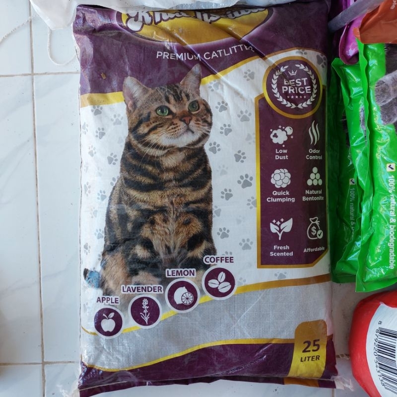 Jual Khatulistiwa Premium Cat Litter - Pasir Gumpal 25L- FREE 1 SNACK ...