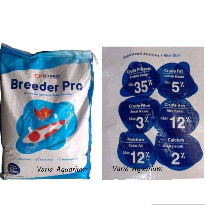 Jual Pelet Koi BREEDER PRO 10Kg - Breeder Pro Fish Food 10kg Floating ...