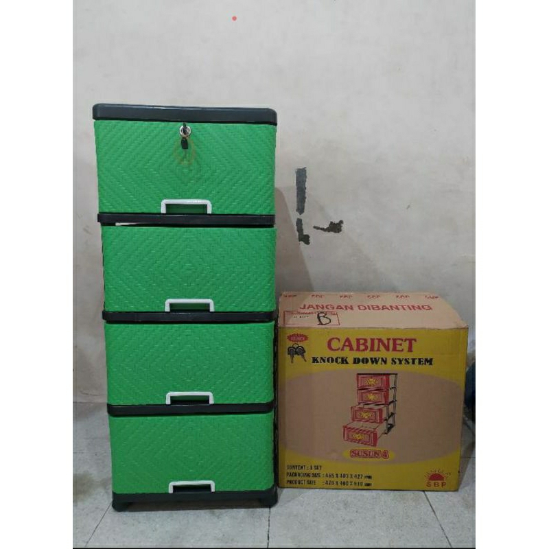 Jual Laci Kabinet 4 Susun Kunci | Shopee Indonesia