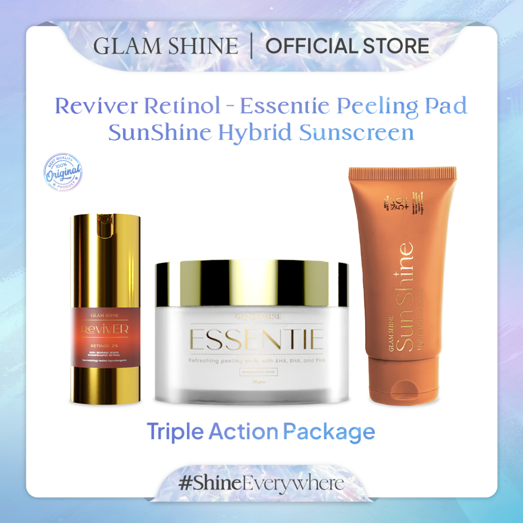 Jual GLAM SHINE COSMETICS [Triple Action Package] Reviver Retinol ...