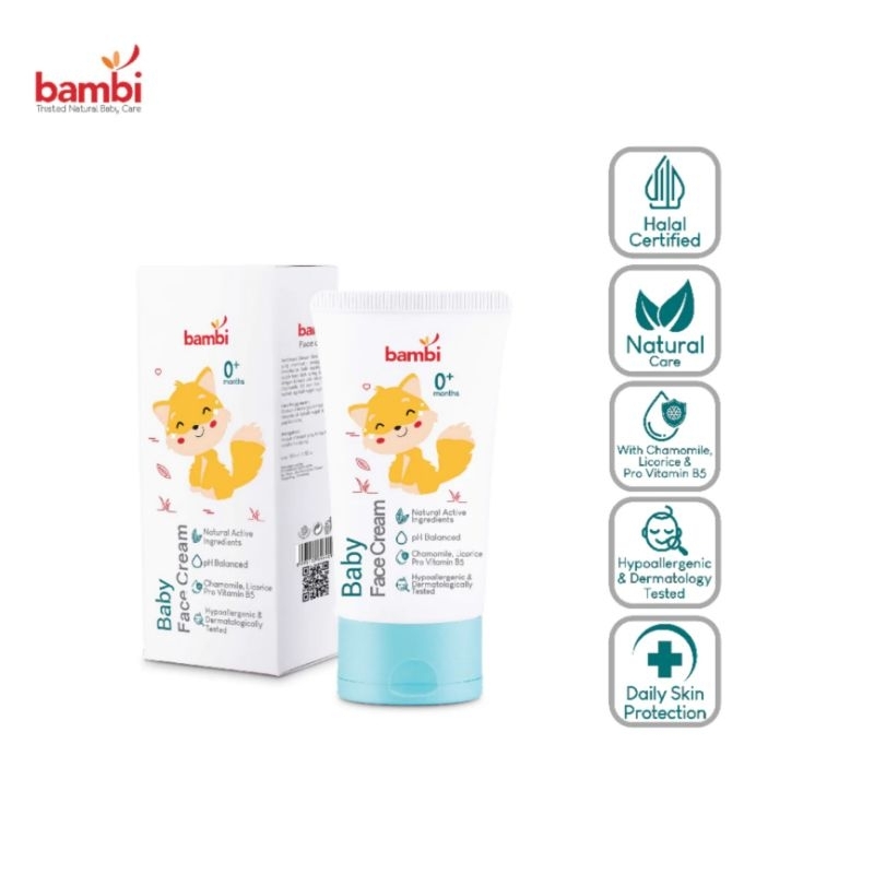 Jual BAMBI Baby Face Cream Krim Muka Bayi | Shopee Indonesia
