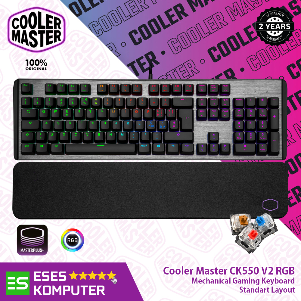 Jual Keyboard Cooler Master CK550 V2 RGB | Mechanical Keyboard Gaming ...