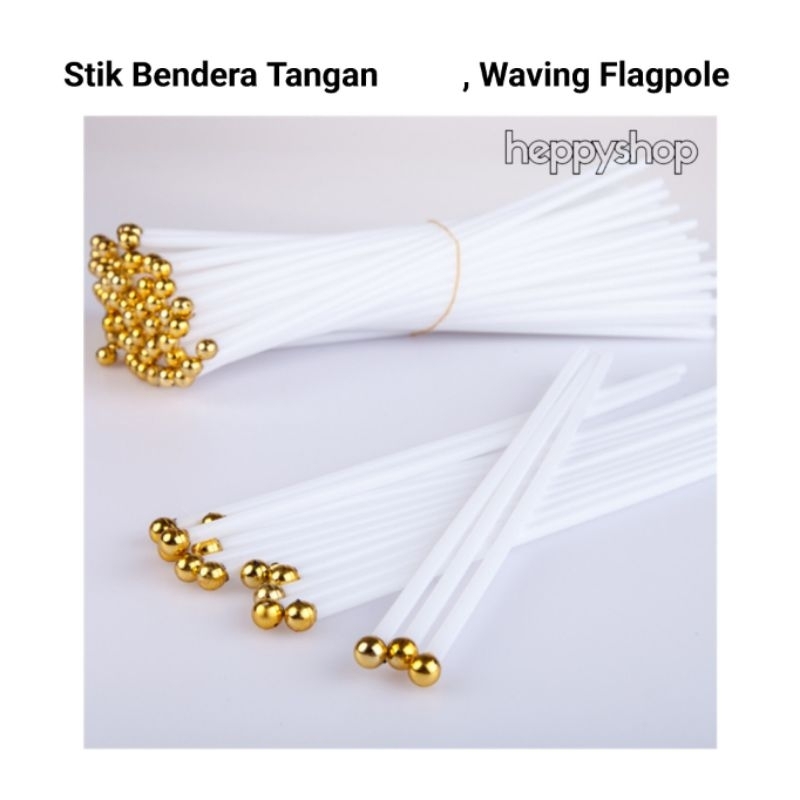 Jual Stik Bendera Tangan Besar, Waving Flagpole | Shopee Indonesia
