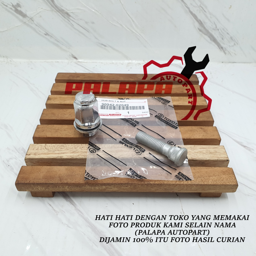 Jual baut roda + mur racing toyota inova hilux fortuner 1set | Shopee ...