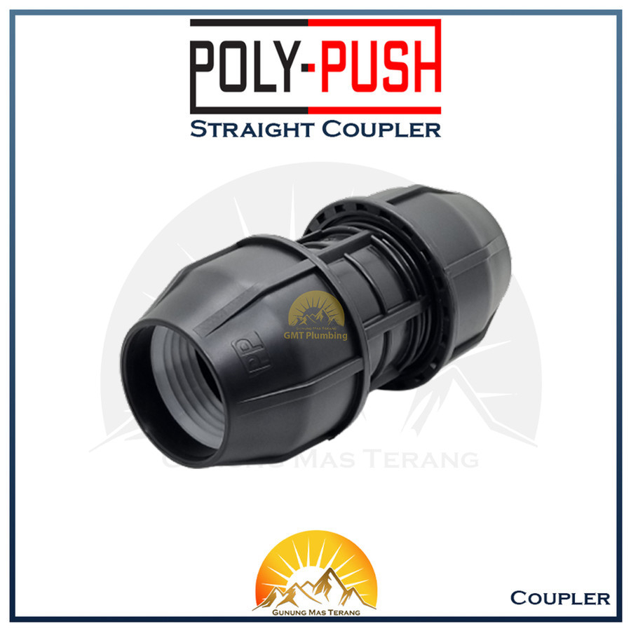 Jual Poly Push Coupling 110 mm 4 In Khusus Pipa HDPE Coupler Socket Soc ...
