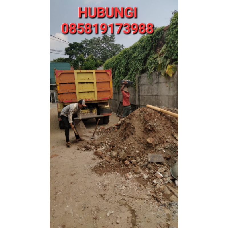 Jual Puing Tanah Merah Campur Pengurugan Puing Gali Kolam Urugan Uruk ...