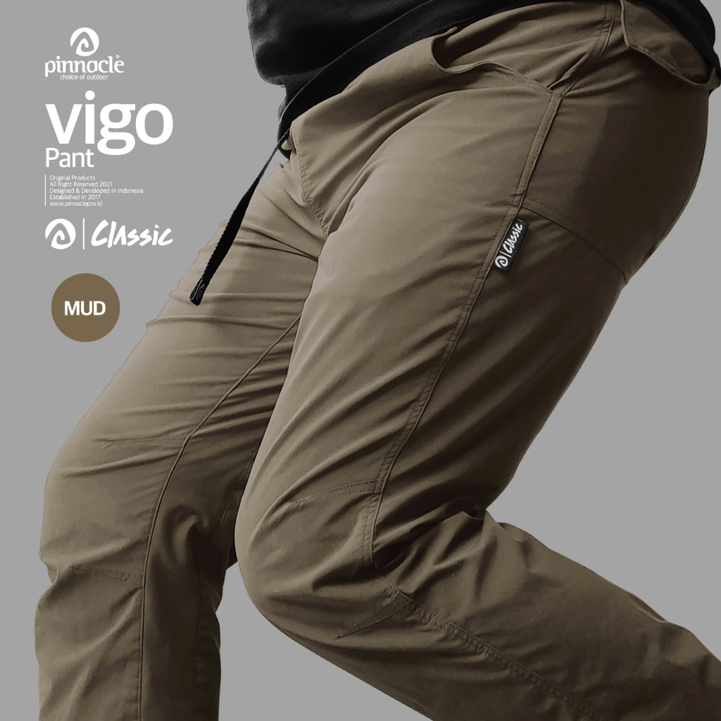 Jual Pinnacle Pro Official Vigo Classic Pant - Mud | Shopee Indonesia