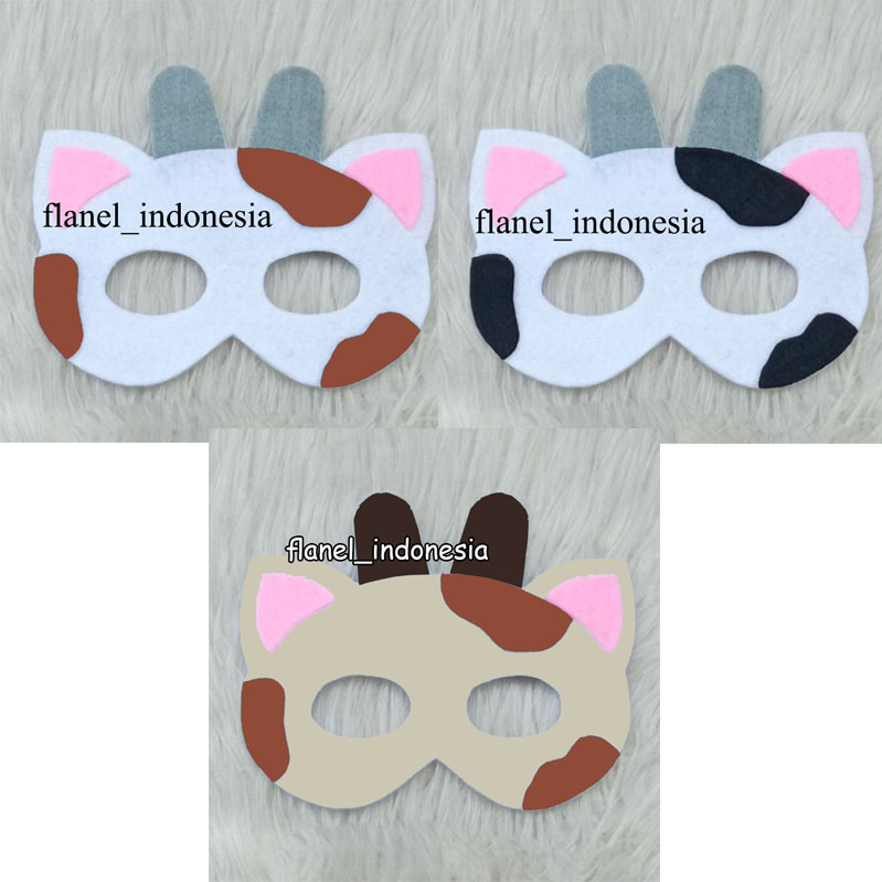Jual Topeng Sapi Topeng Hewan Ternak Topeng Bahan Flanel Premium Topeng ...