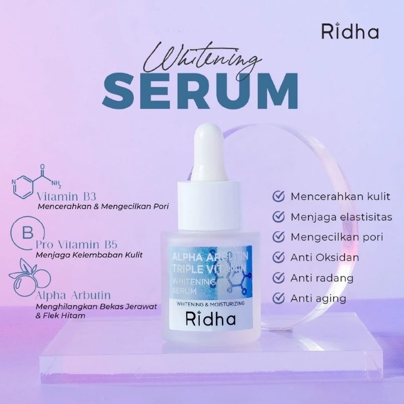 Jual RIDHA WHITENING SERUM (20ML) | Shopee Indonesia
