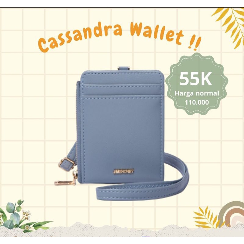 Jual JIMSHONEY CASSANDRA LANYARD WALLET " DOMPET CARD DAN CASH ...