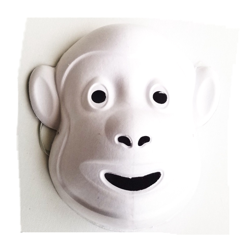 Jual Topeng Lukis Wajah Polos Putih - Topeng Binatang | Shopee Indonesia