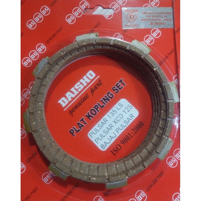 Jual KAMVAS KAMPAS KOPLING BAJAJ PULSAR 135 XCD 125 BAHAN KEVLAR (DAISHO) | Shopee Indonesia
