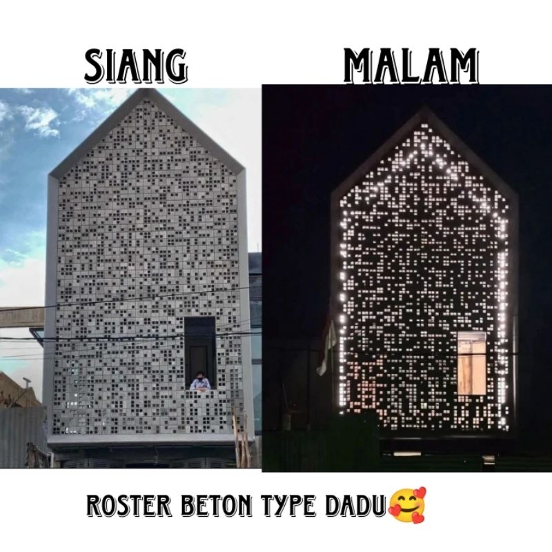 Jual ROSTER MINIMALIS MOTIF DADU LUBANG ANGIN | Shopee Indonesia