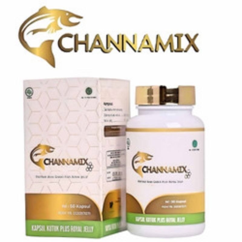 Jual Channamix Asli Original Kapsul Kutuk Premium Ikan Gabus, Obat ...