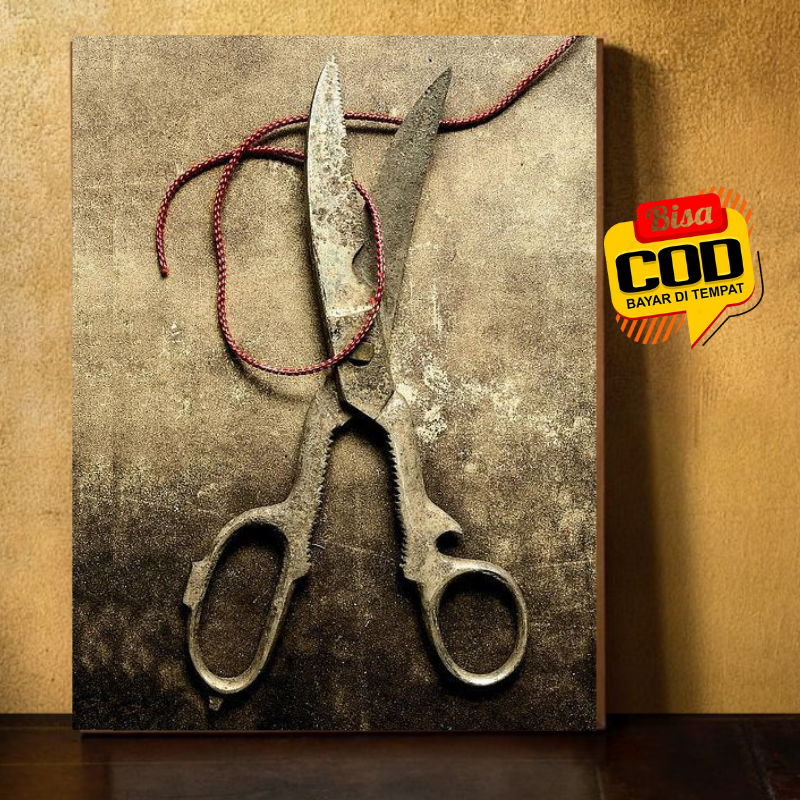 Jual Poster Aesthetic Gambar Gunting hiasan Dinding Mdf | Shopee Indonesia