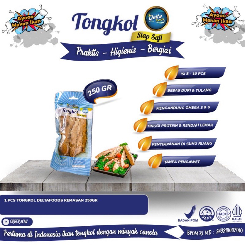 Jual delta food siap saji tongkol 250gr | Shopee Indonesia