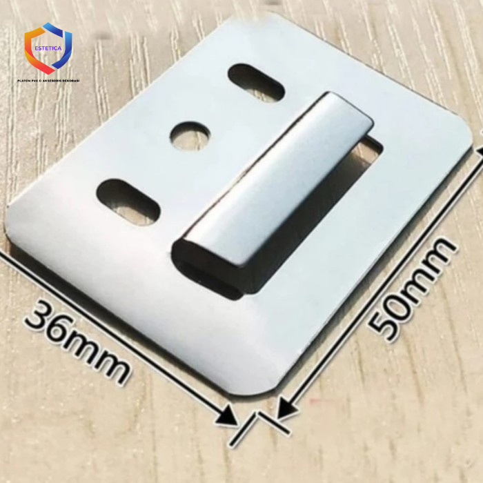 Jual Buckle Wall Panel / Bracket clip Besi Wallpanel / Cantolan WPC ...