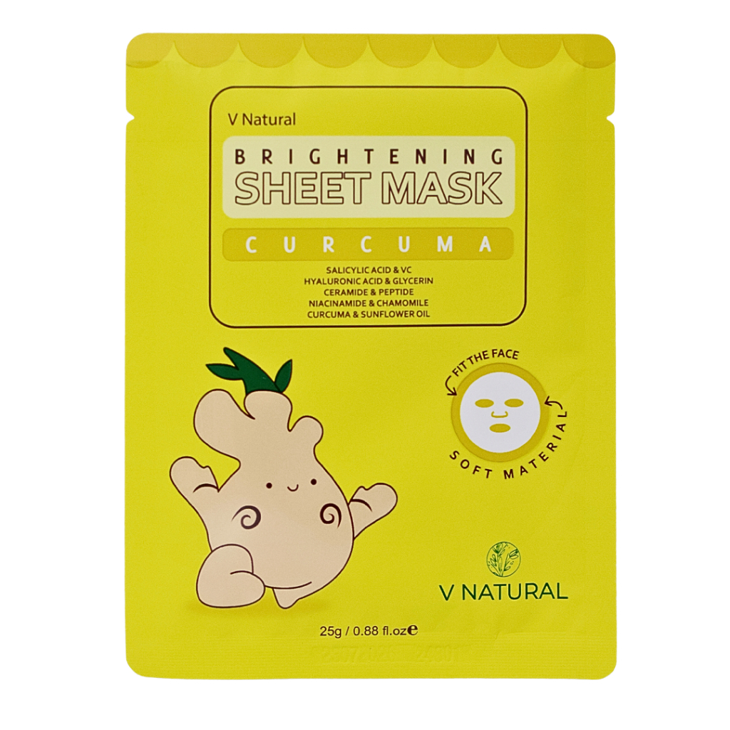 Jual V Natural Sheet Mask Brightening Collagen Hydrating Youthful ...