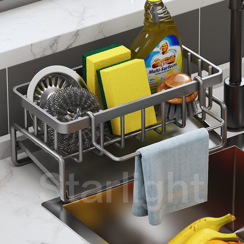 Jual Starlight Rak Sabun Dapur Rak Sponge Cuci Piring Detergent Rak ...