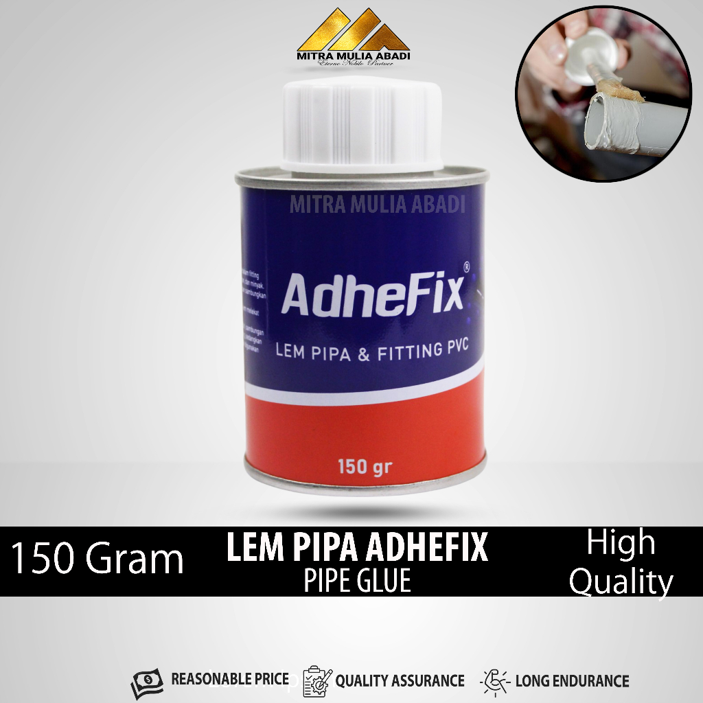 Jual LEM PIPA KALENG / LEM PARALON / LEM PIPA ADHEFIX 150 Gr | Shopee ...