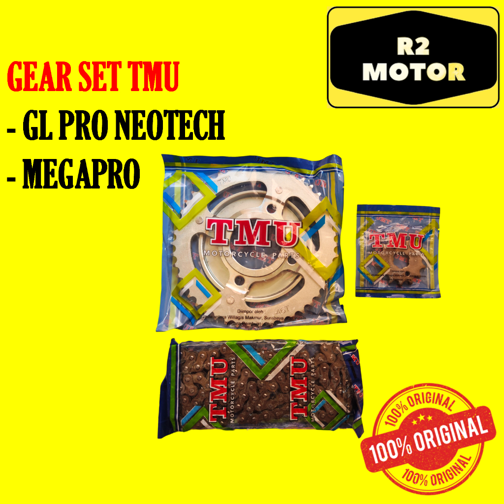 Jual GEAR GER GIR SET KEH TMU GL PRO NEO TECH MEGAPRO MEGA PRO LAMA ...
