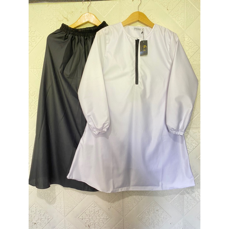 Jual SETELAN ROK HITAM PUTIH/SETELAN ROK ASN/SETELAN ROK PDH | Shopee ...