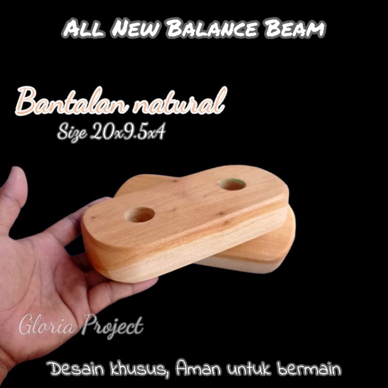 Jual Balance Beam Papan Kayu Titian keseimbangan Mainan Kayu Edukatif ...
