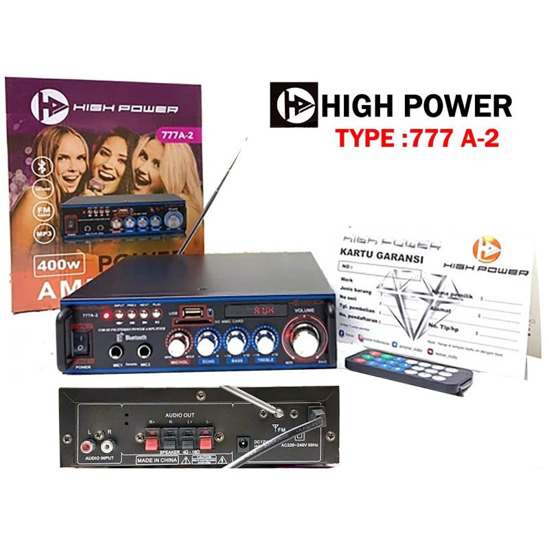 Jual Ampli Mini High Power 777 A-2 Original Amplifier | Shopee Indonesia