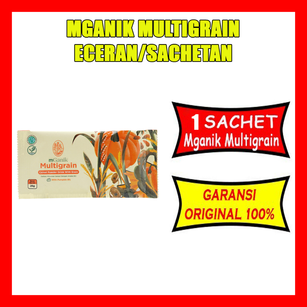 Jual MGanik Multigrain 1 Sachet Eceran Obat Diabetes Gula Darah BPOM ...