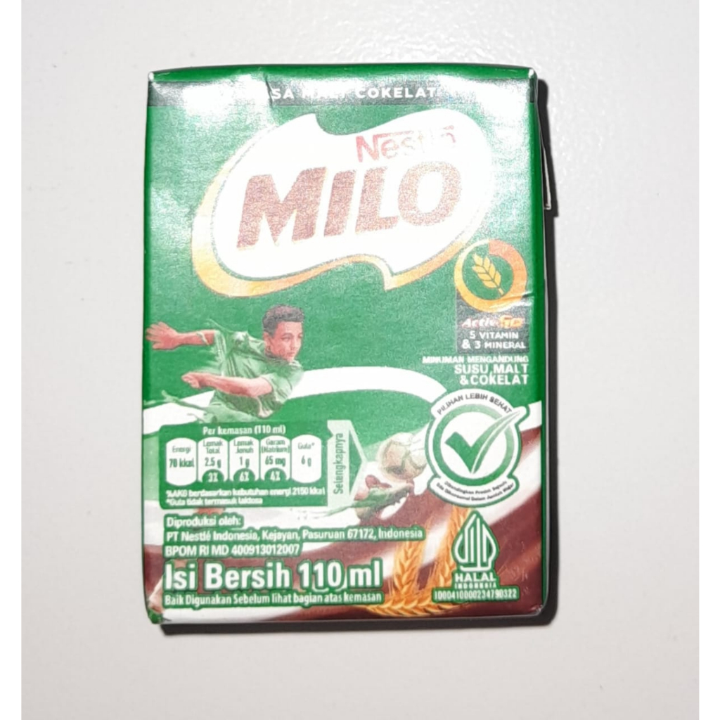 Jual Milo Activ-Go Minuman Mengandung Susu dan Cokelat UHT 110 ml | Shopee Indonesia