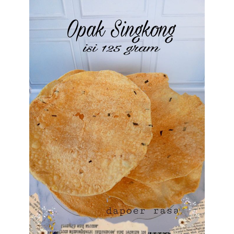 Jual opak/pakpik/opak singkong/opak khas Tegal/kripik/jajanan khas ...