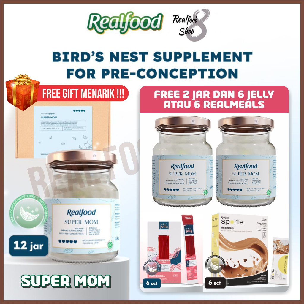 Jual Realfood Super Mom Vitamin Promil | Sarang Burung Walet | Asam ...