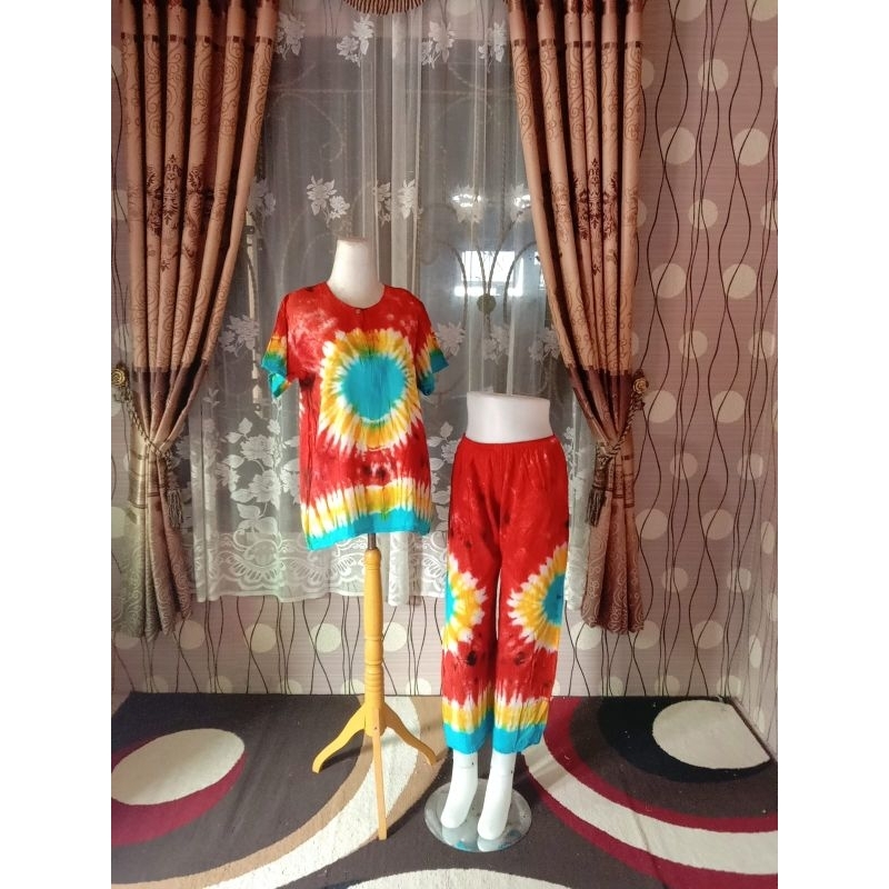 Jual Setelan pelangi love viral | Shopee Indonesia