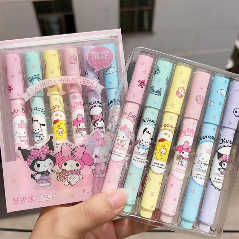 Jual STABILO SANRIO ISI 6 | STABILO LUCU KUROMI CINNAMOROLL POMPURIN ...