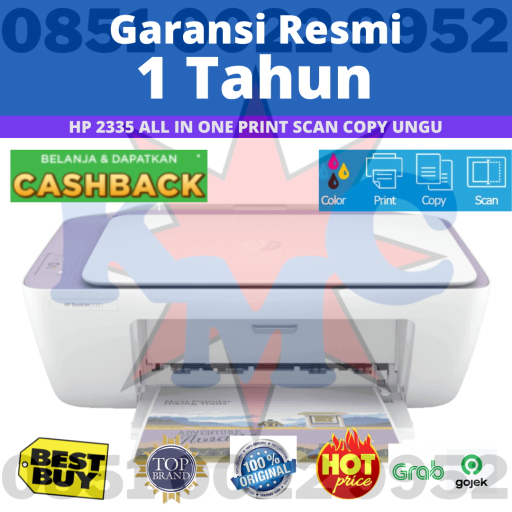 Jual Printer HP DeskJet Ink Advantage HP2335 HP2336 HP2337 HP 2335 2336 2337 AIO Print Scan Copy ...