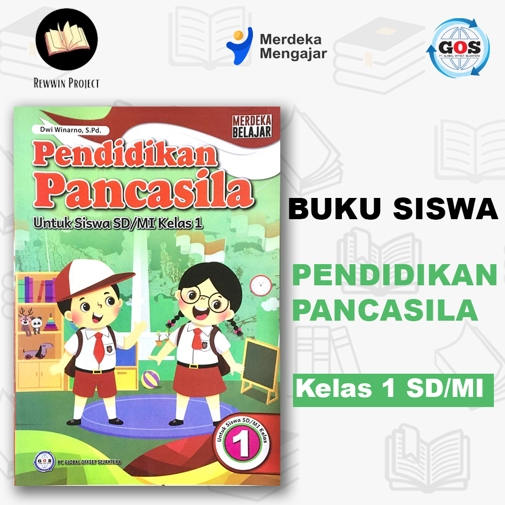 Jual Buku Siswa Pendidikan Pancasila PPKN Kelas 1 SD/MI Kurikulum Merdeka / Penerbit GOS ...