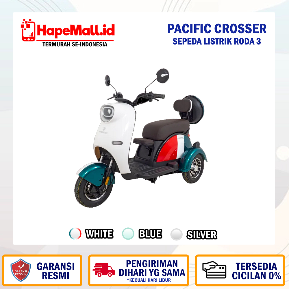 Jual PACIFIC CROSSER SEPEDA LISTRIK E-BIKE GARANSIS RESMI TERMURAH ...