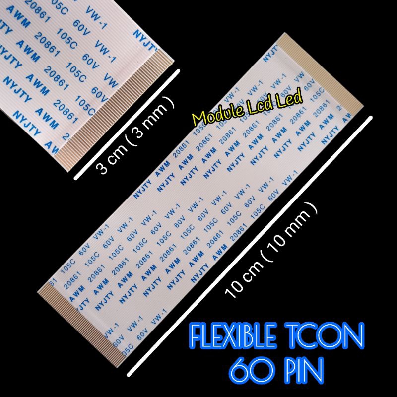 Jual KABEL TCON FLEXIBLE LVDS 60 PIN | Shopee Indonesia