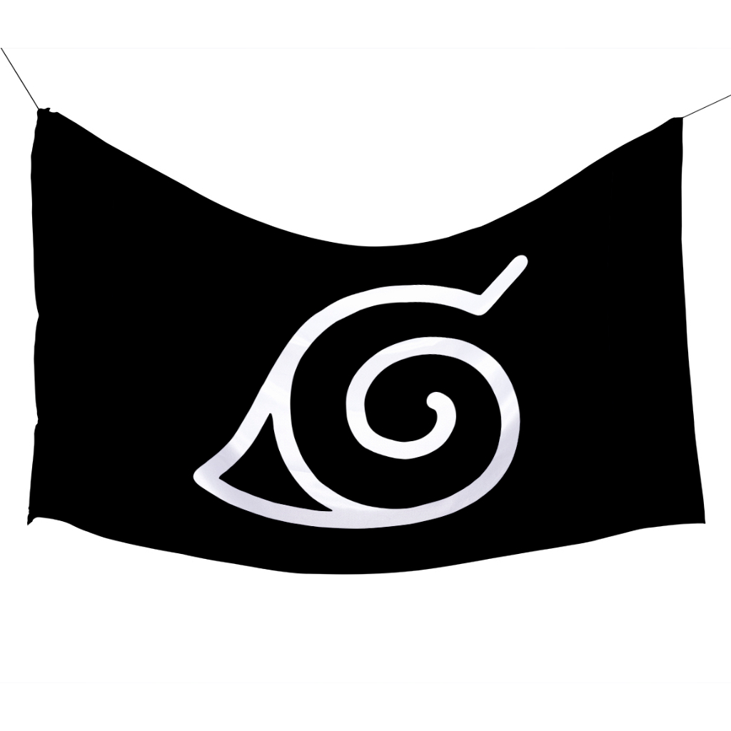 Jual Bendera Anime Naruto Walldecor Bendera Anime Naruto Konohagakure ...