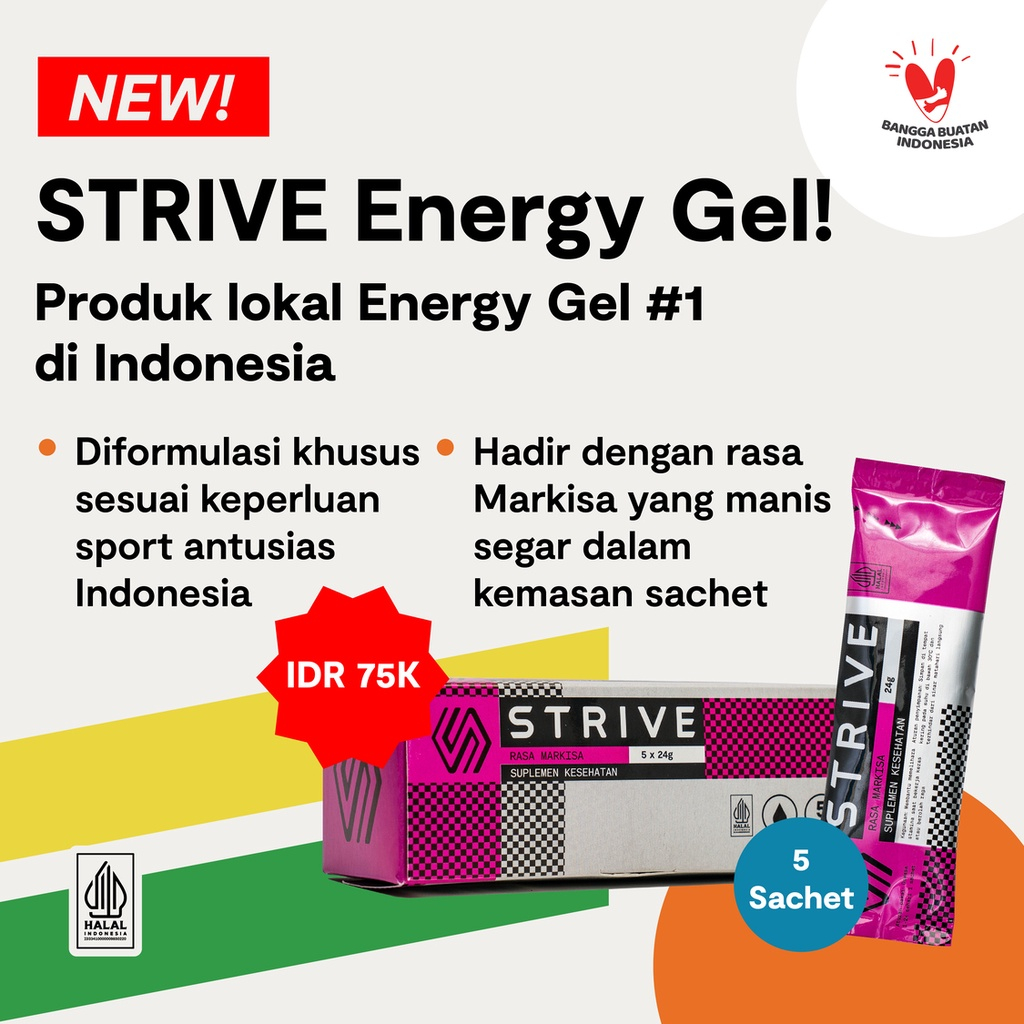 Jual Strive Energy Gel Sachet 24 gram Energy Booster | Shopee Indonesia