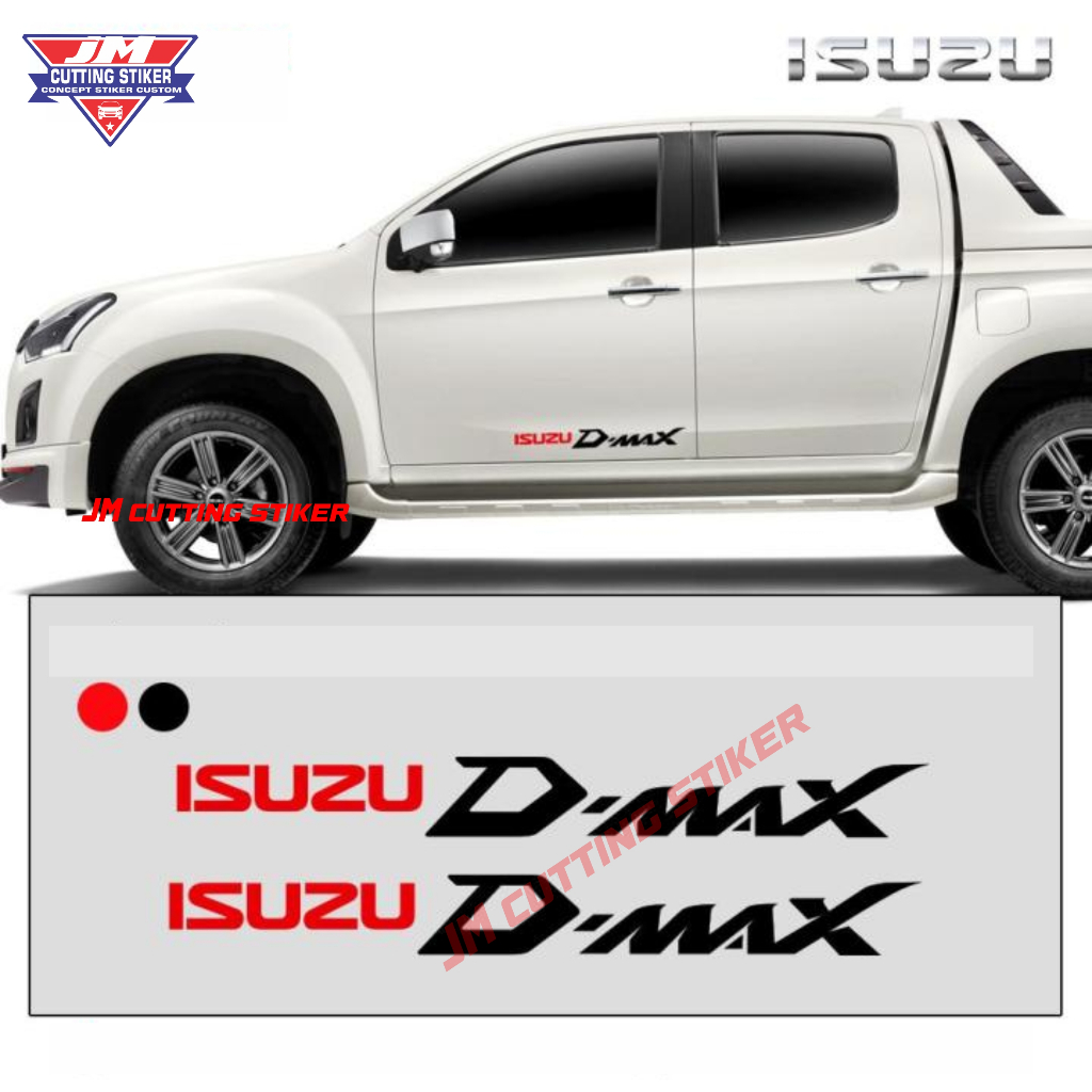 Jual Stiker variasi body isuzu dmax sticker cutting mobil dmax | Shopee ...
