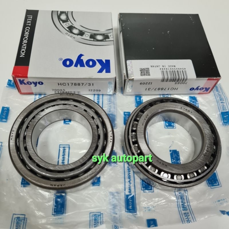 Jual BEARING 17887/31 KOYO BEARING PINION L300 DSL KF40 HIACE LAND ...