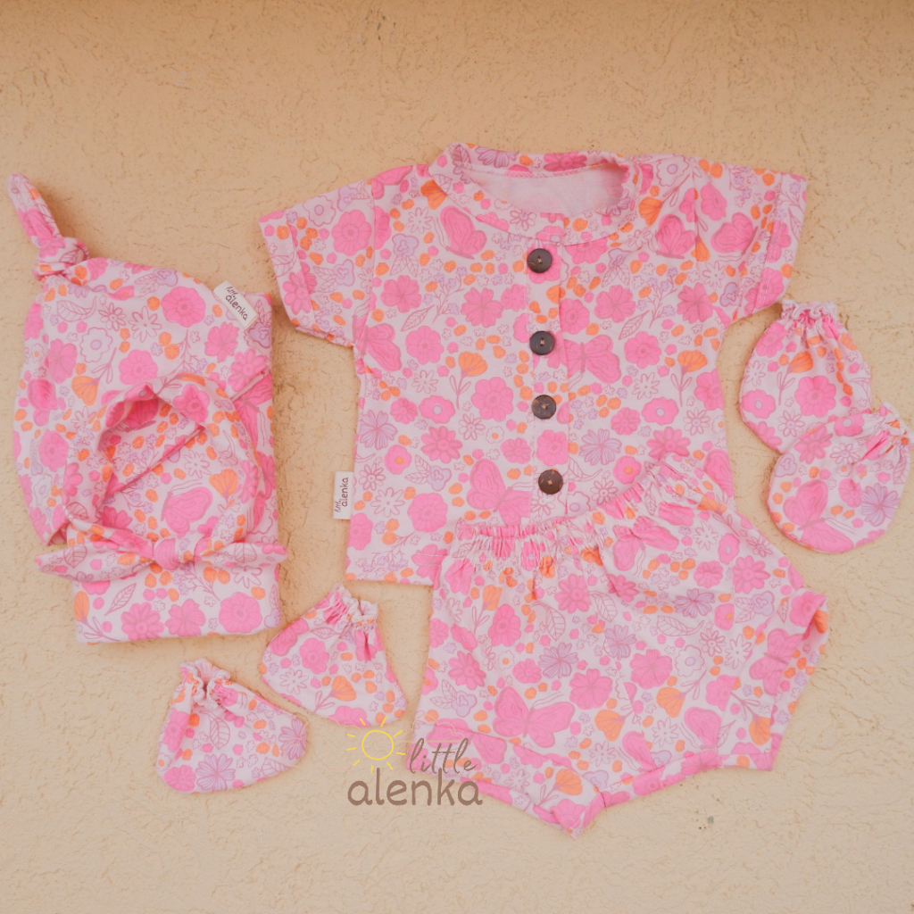 Jual Alenka - Newborn Button Set / Setelan Baju Bayi (Kancing) | Shopee ...