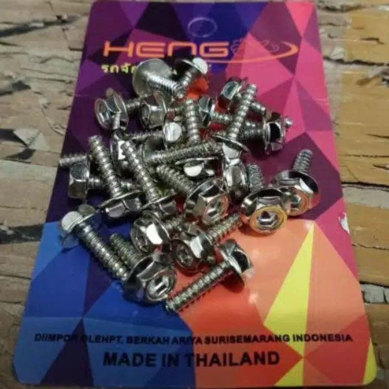 Jual harga satuan baut probolt body chrome honda & yamaha baut bodi crome pb chrome | Shopee ...