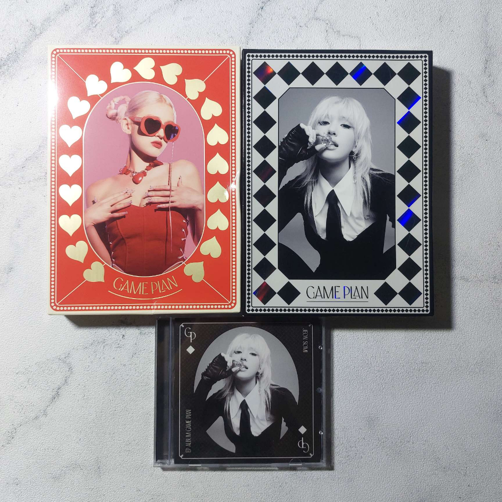 Jual Jeon Somi Game Plan Album Fast Forward Photobook Red Black Ver ...