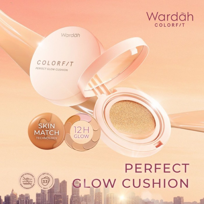 Jual Wardah Colorfit Perfect Glow Cushion | Shopee Indonesia