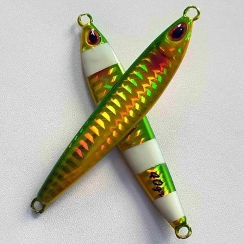 Jual METAL JIG 40g s/d 150g MODEL GOMAME FOIL GID PERUT & ZEBRA CAST JIG | Shopee Indonesia